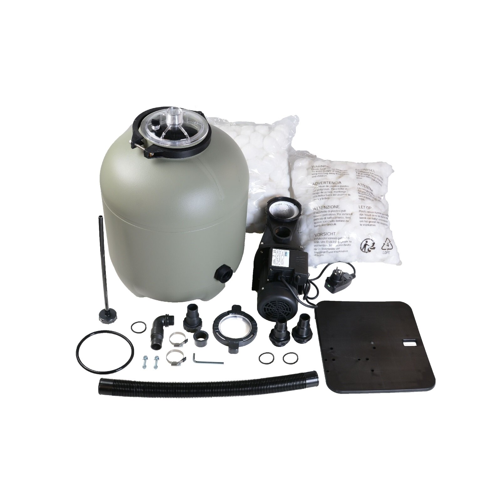 AquaForte Poolfilter EZ clean 200 3 m³/h 100W online bestellen | Pool