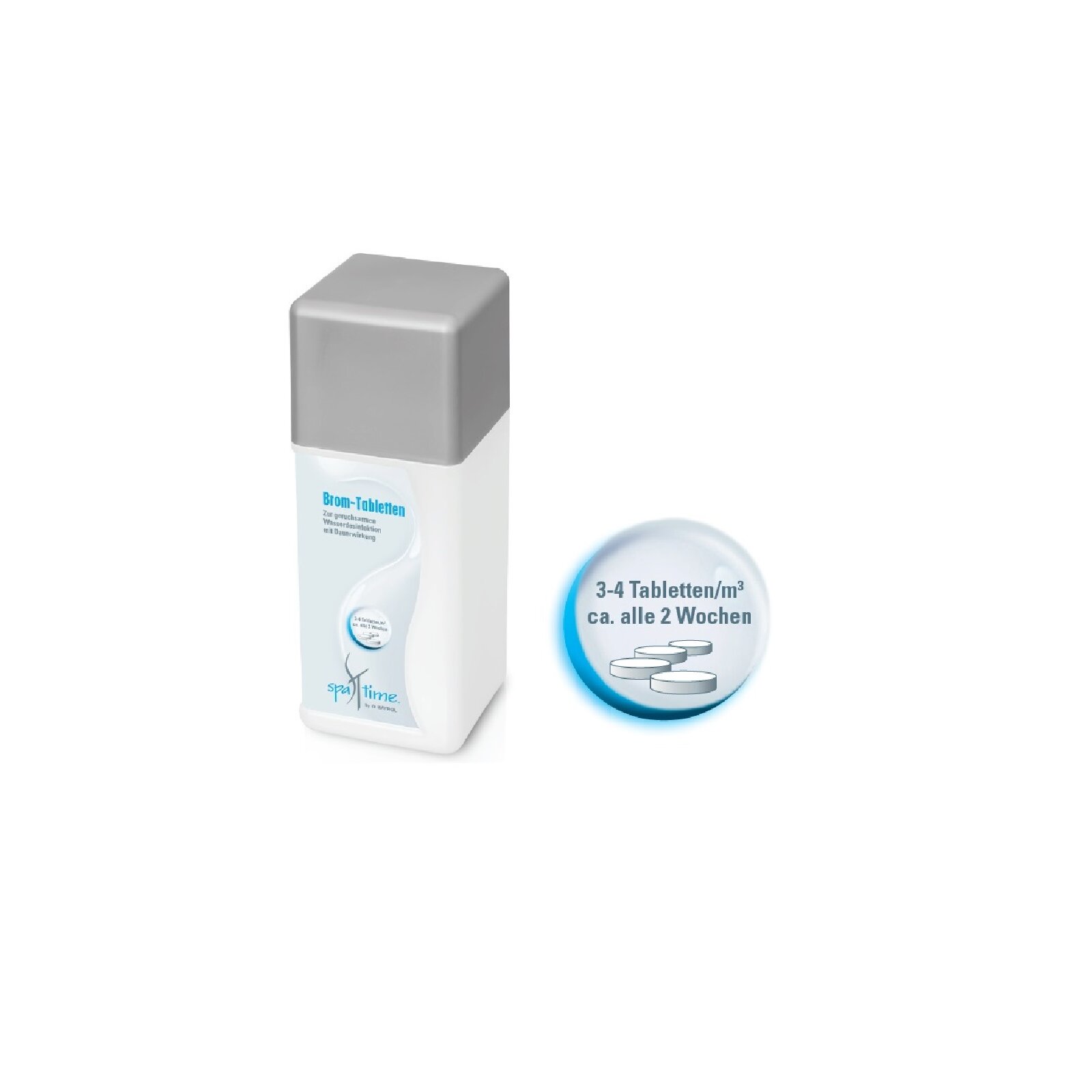 Bayrol Wasserdesinfektion Brom- Tabletten SpaTime für Whirlpools 0,8